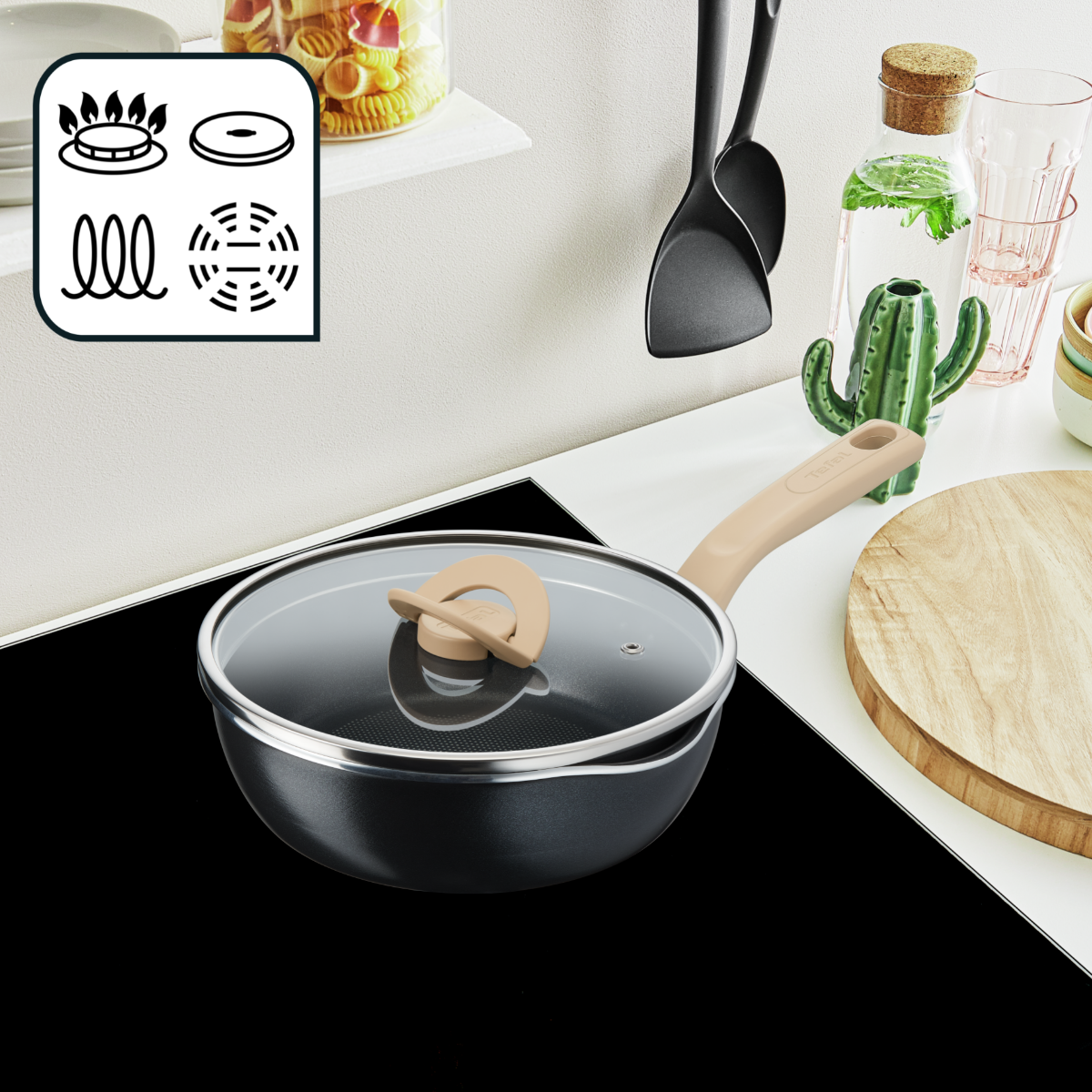 Tefal One-Pick-Pot Pan (Avo Green) | TEFAL