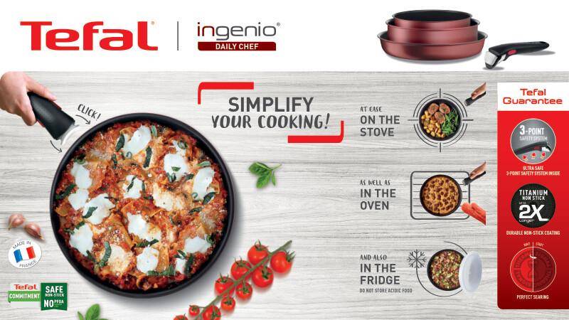 Shop Tefal Ingenio Daily Chef 3-Piece Set | TEFAL MALAYSIA