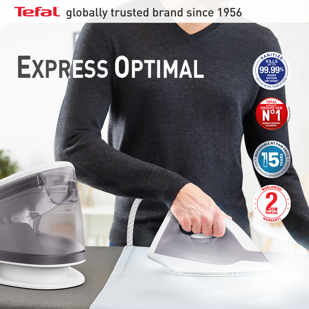 Tefal Express Optimal Steam Generator Iron SV4111 | TEFAL