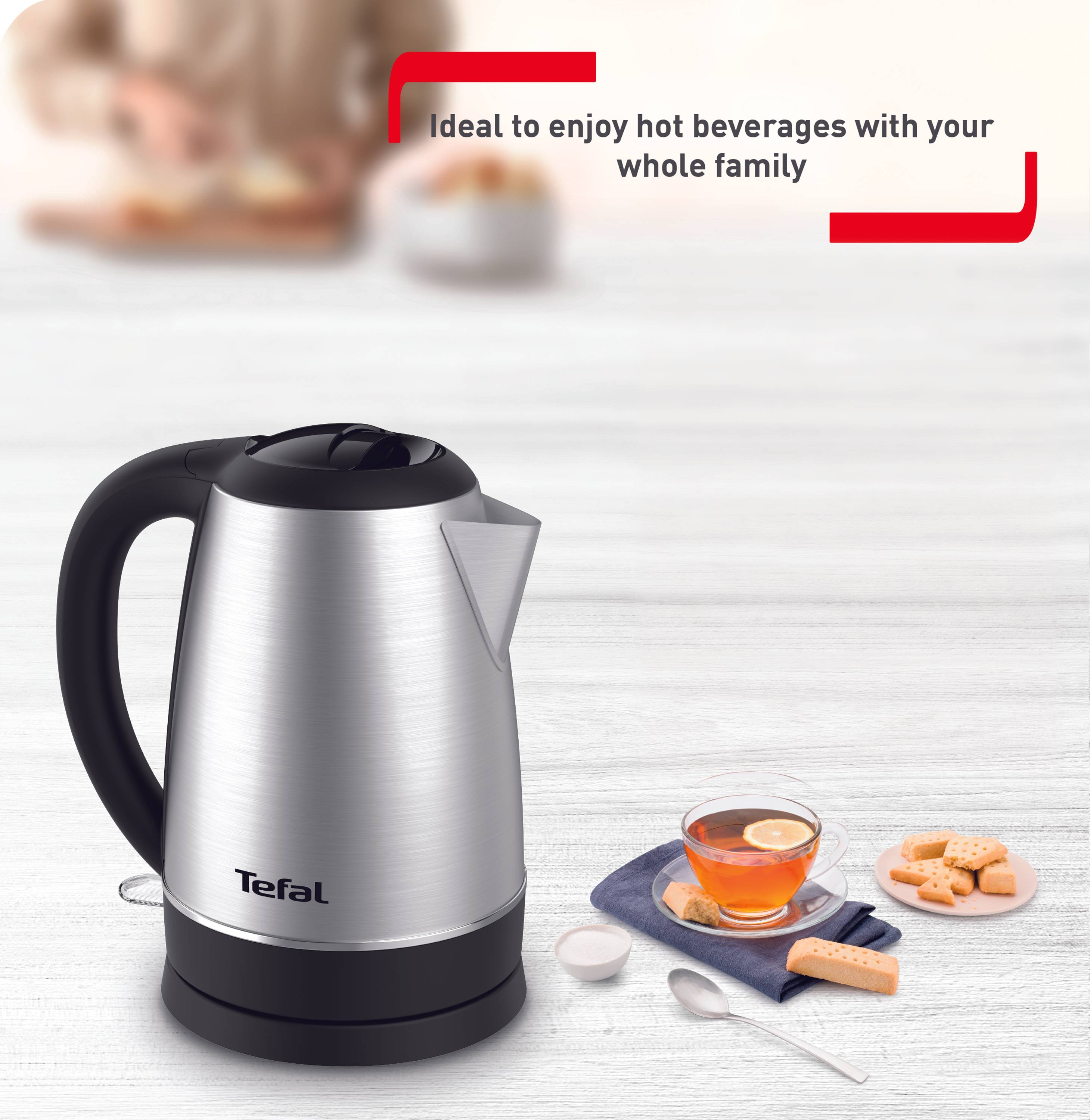 Shop Tefal Handy Kettle Stainless Steel 1.7L KI800 | TEFAL MALAYSIA