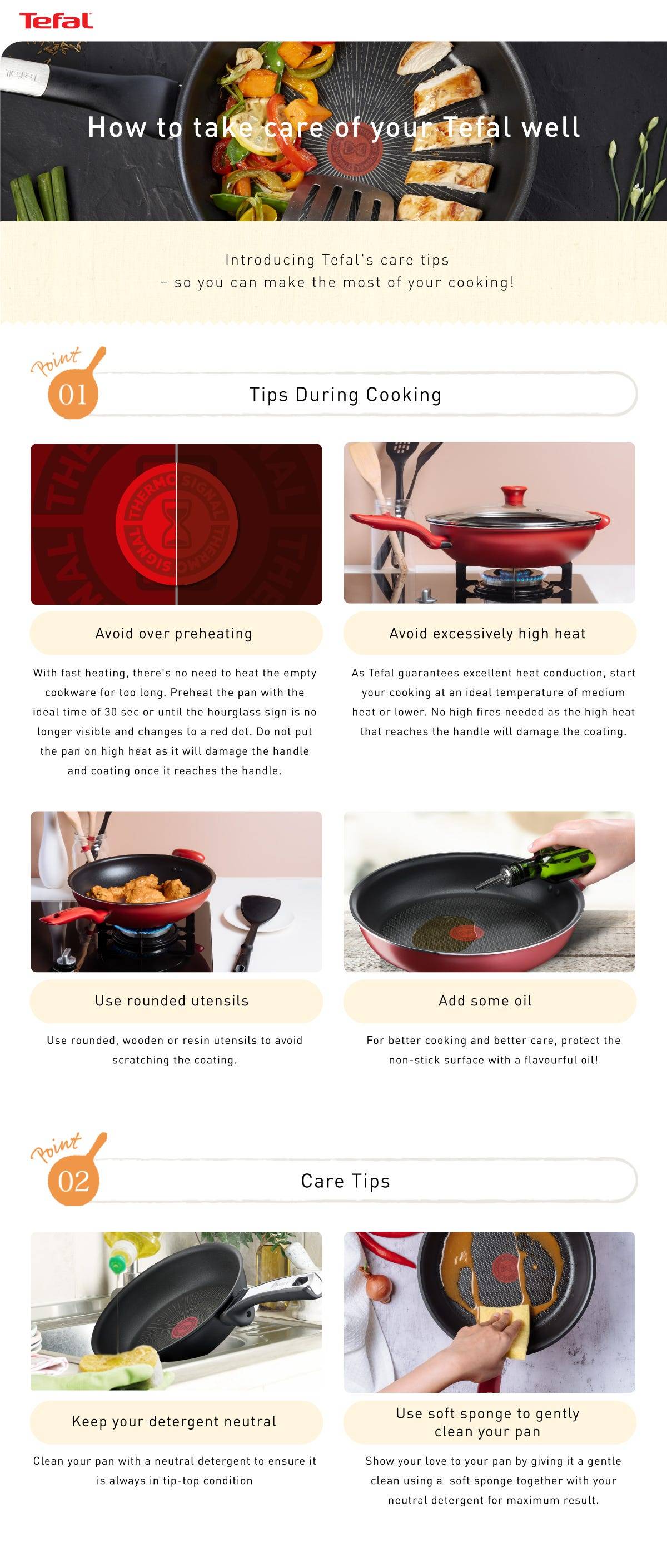 Cookware Care Tips | TEFAL