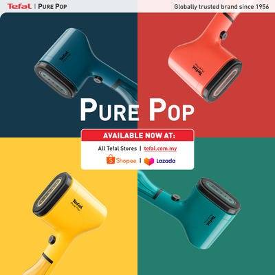 Meet Tefal's Pure Pop Garment Steamer Collection